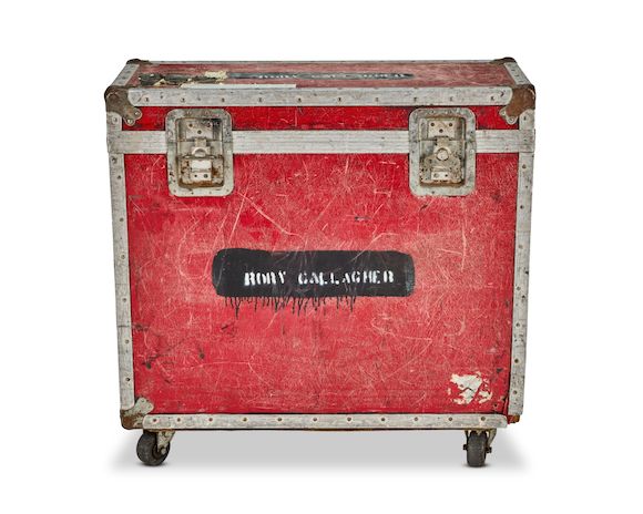Bonhams : Rory Gallagher: A Small Red Flight Case, 33in x 14 1/2in x ...