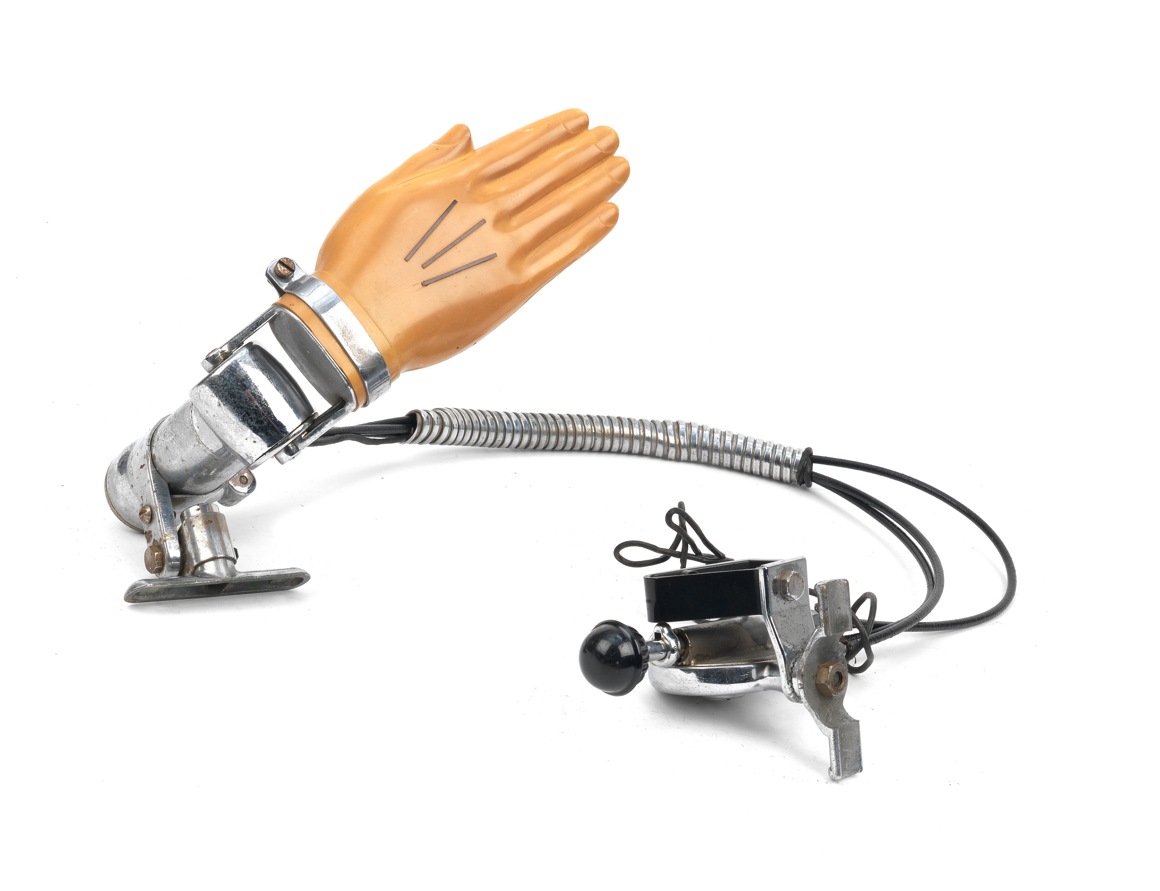 Bonhams Cars : A Birglow 'Auto Signal' indicator hand, British, 1920s,