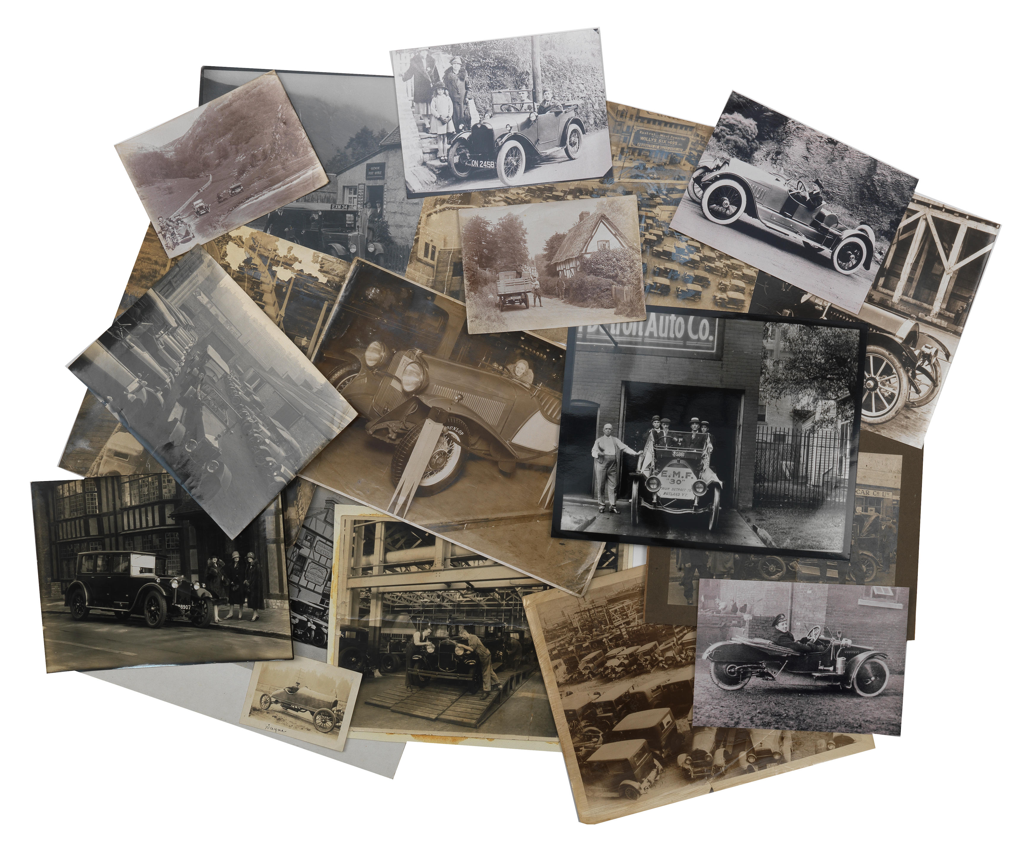 Bonhams Cars Assorted Motoring Photographs Qty