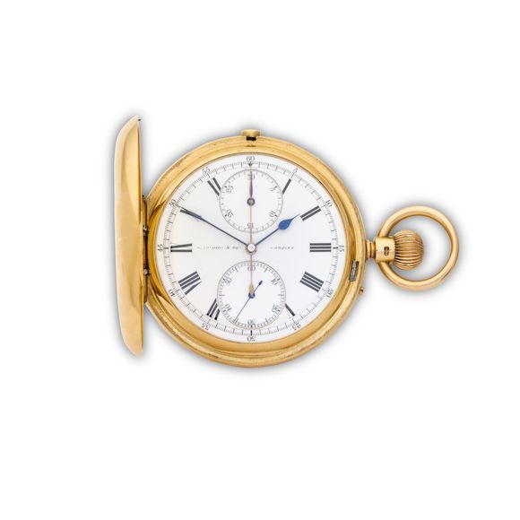 Bonhams : Spiridion & Son, Cardiff. An 18K gold keyless wind full ...