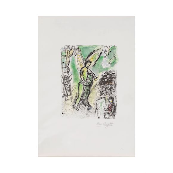Bonhams Cornette de Saint Cyr : MARC CHAGALL (1887-1985) La lutte de ...