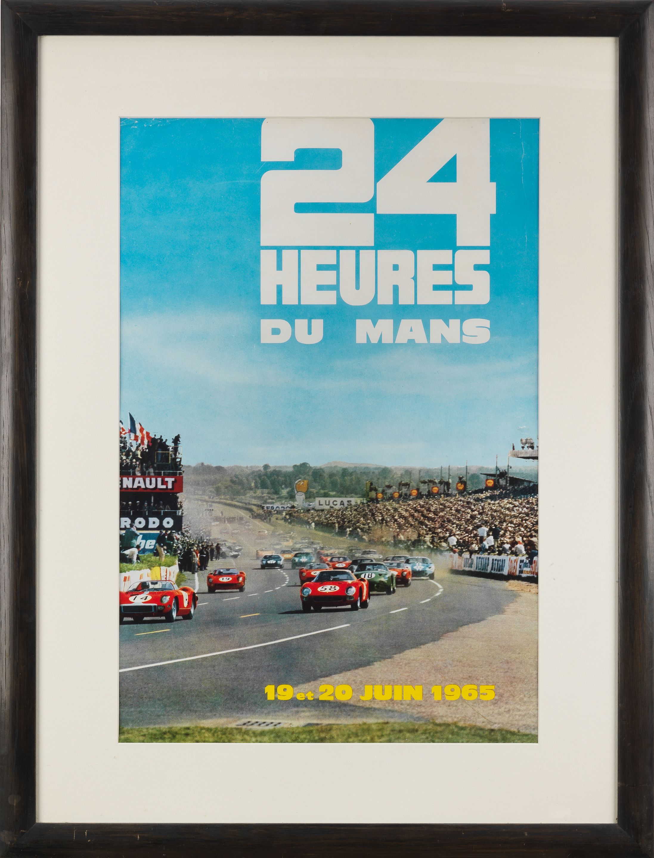Bonhams Cars : A 1965 24 Heures du Mans poster,