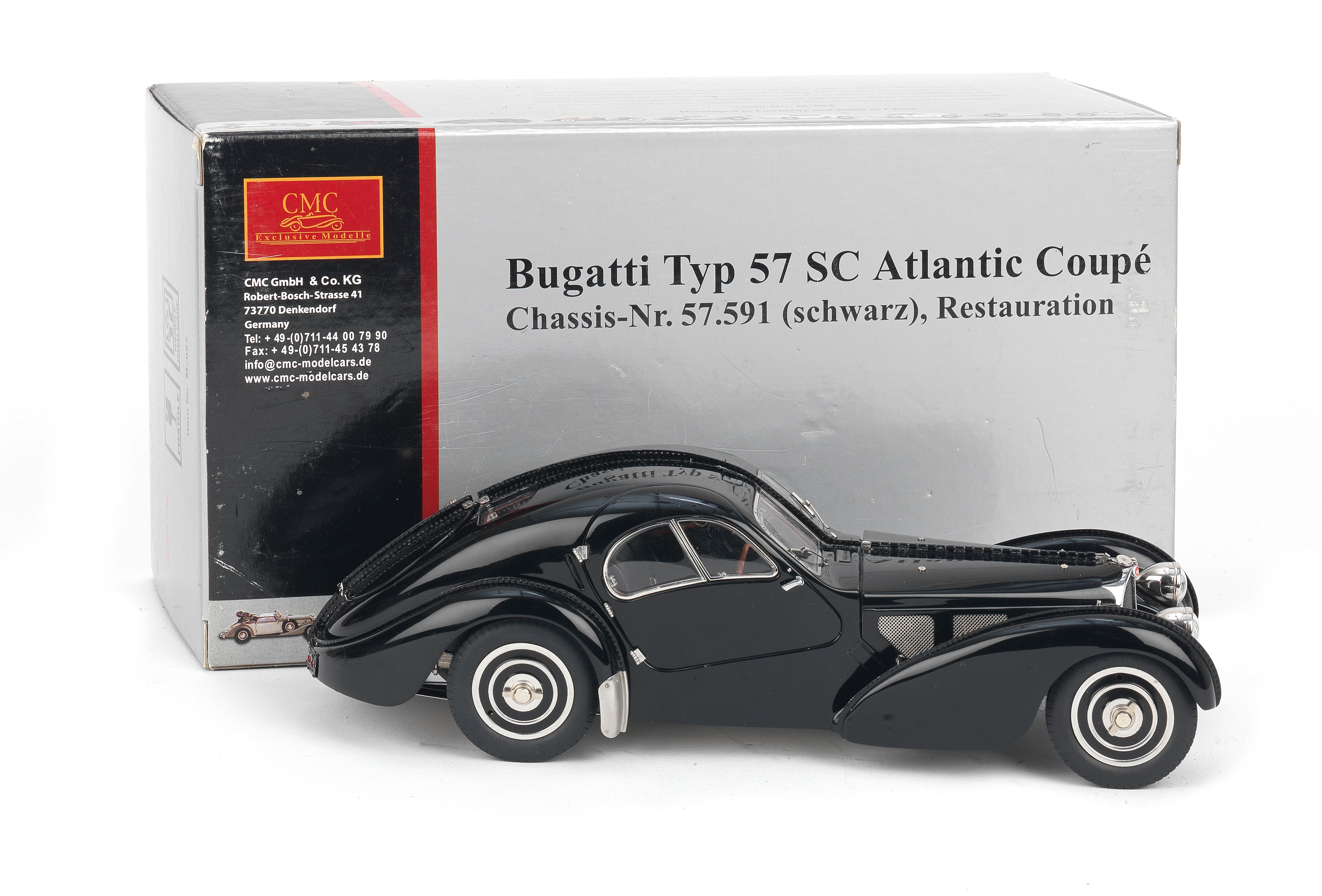 Bonhams Cars : A boxed 1:18 scale model of the Bugatti Typ 57 SC ...