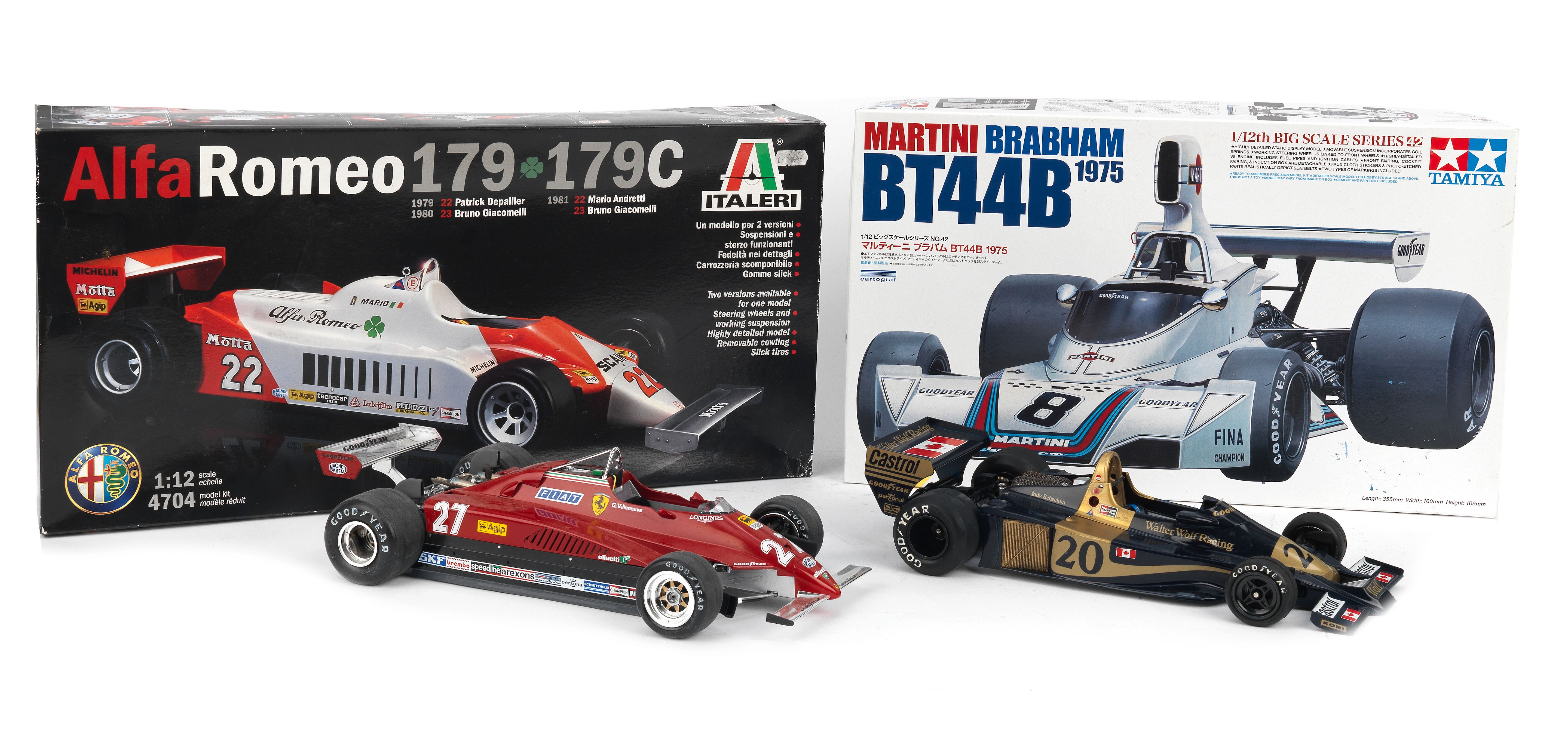 Bonhams Cars : Four 1:12 scale models of F1 cars, ((4))