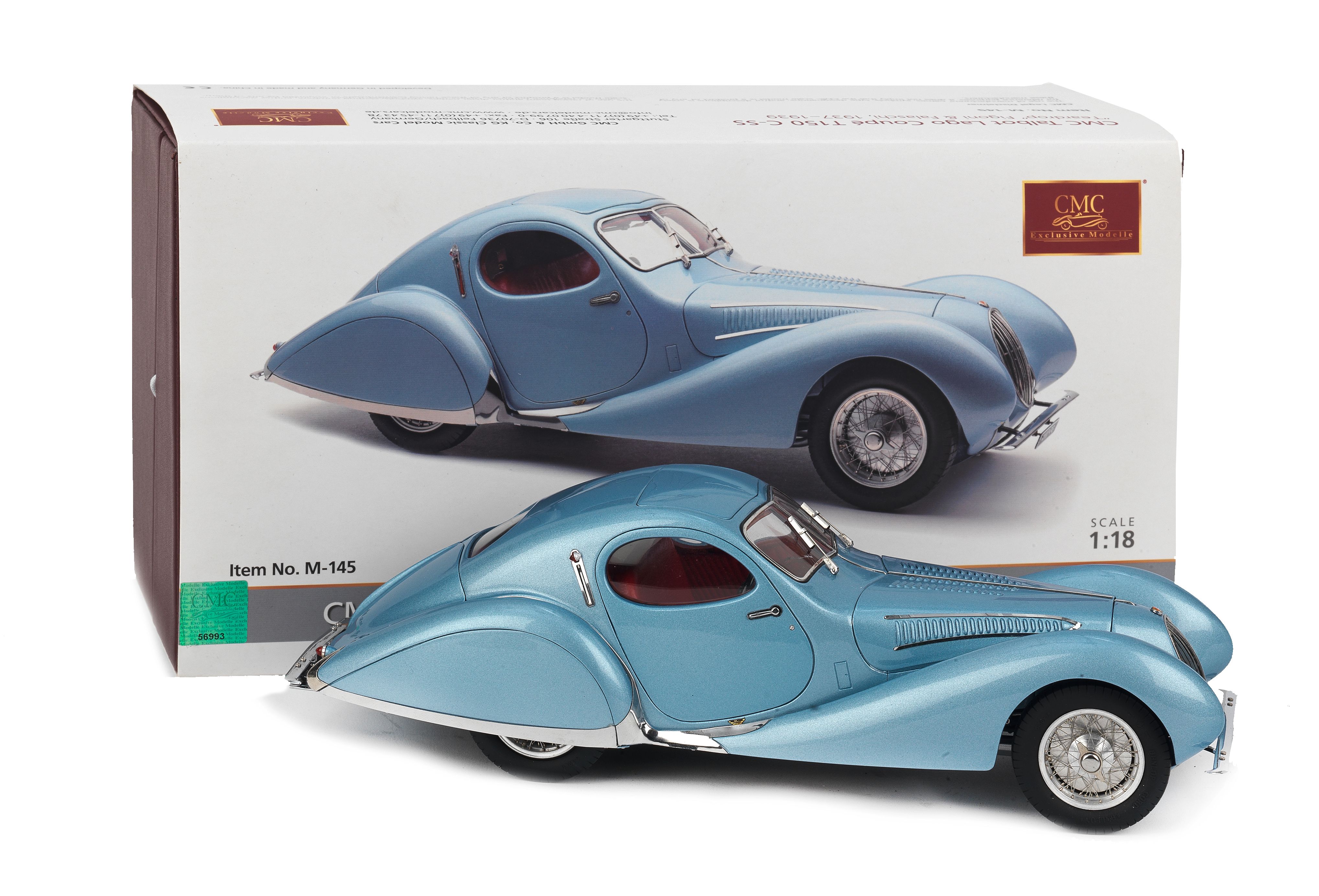 Bonhams Cars : A boxed 1:18 scale model of the Talbot Lago Coupe T150 C ...