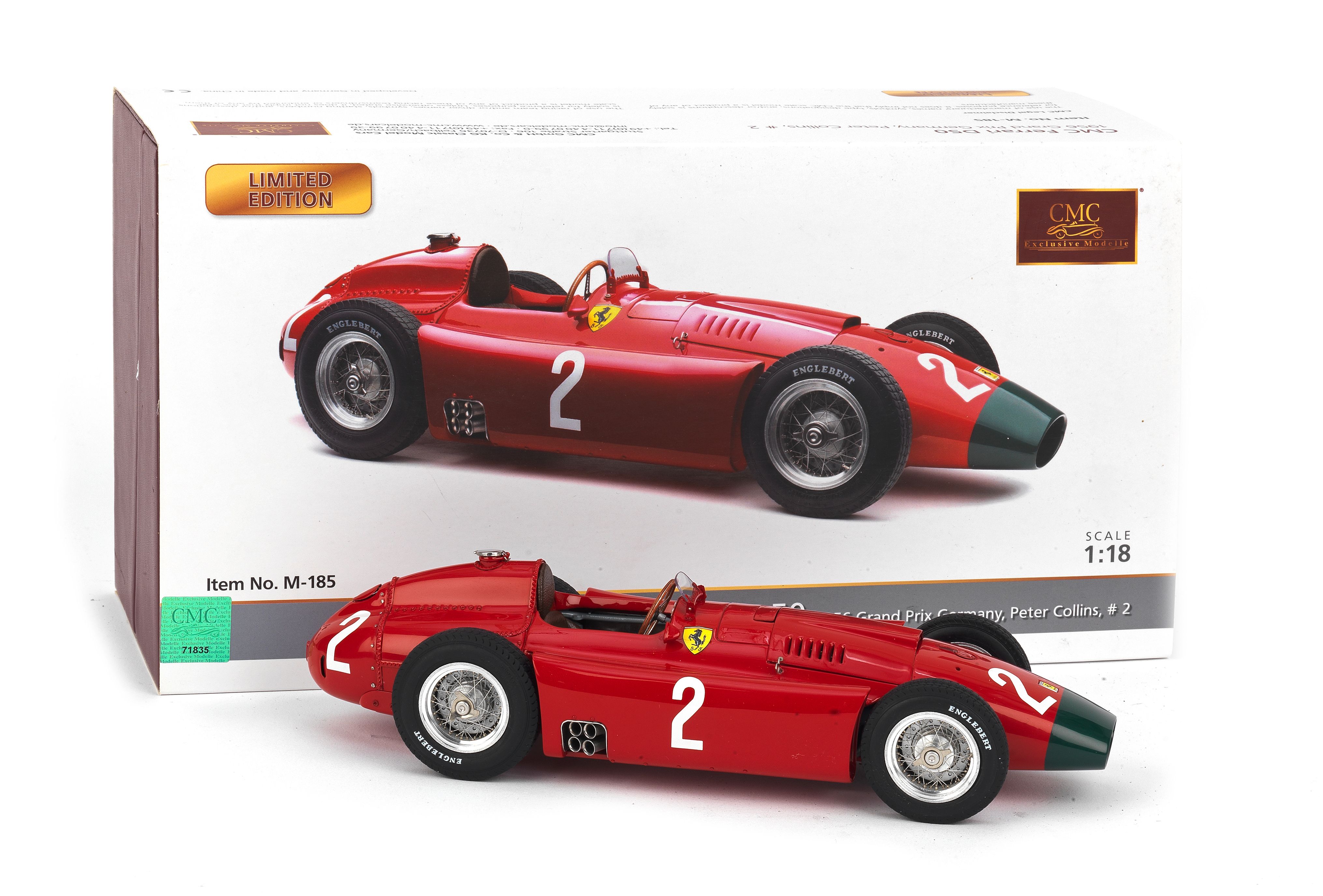 Bonhams Cars : A boxed 1:18 scale model of the Ferrari D50, by CMC ...