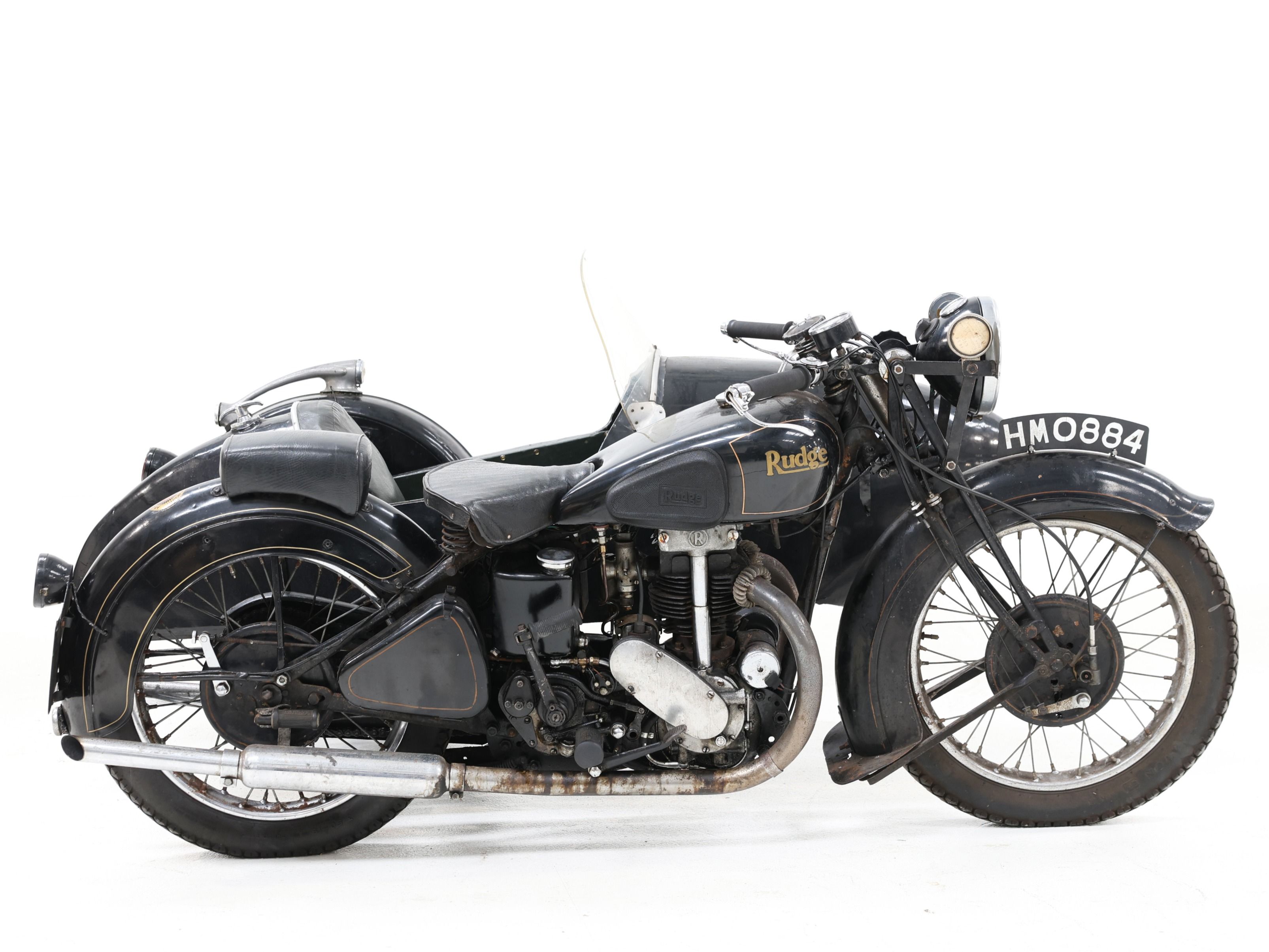 Bonhams Cars : 1935 Rudge 499cc Special Motorcycle Combination Frame no ...