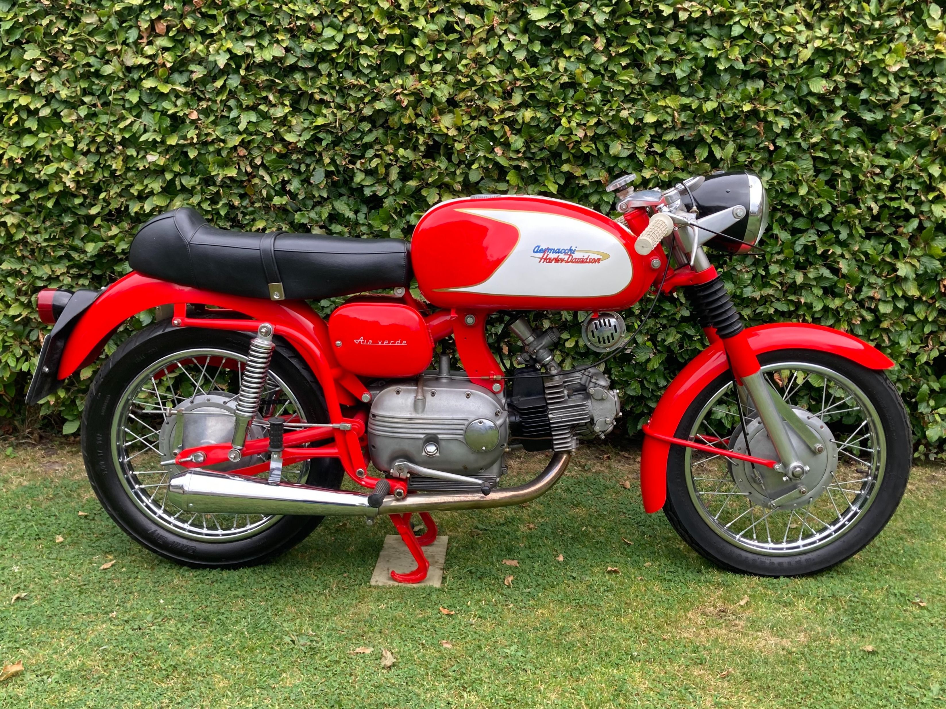 Bonhams Cars : 1963 Aermacchi Harley Davidson 246cc Ala Verde Frame no ...