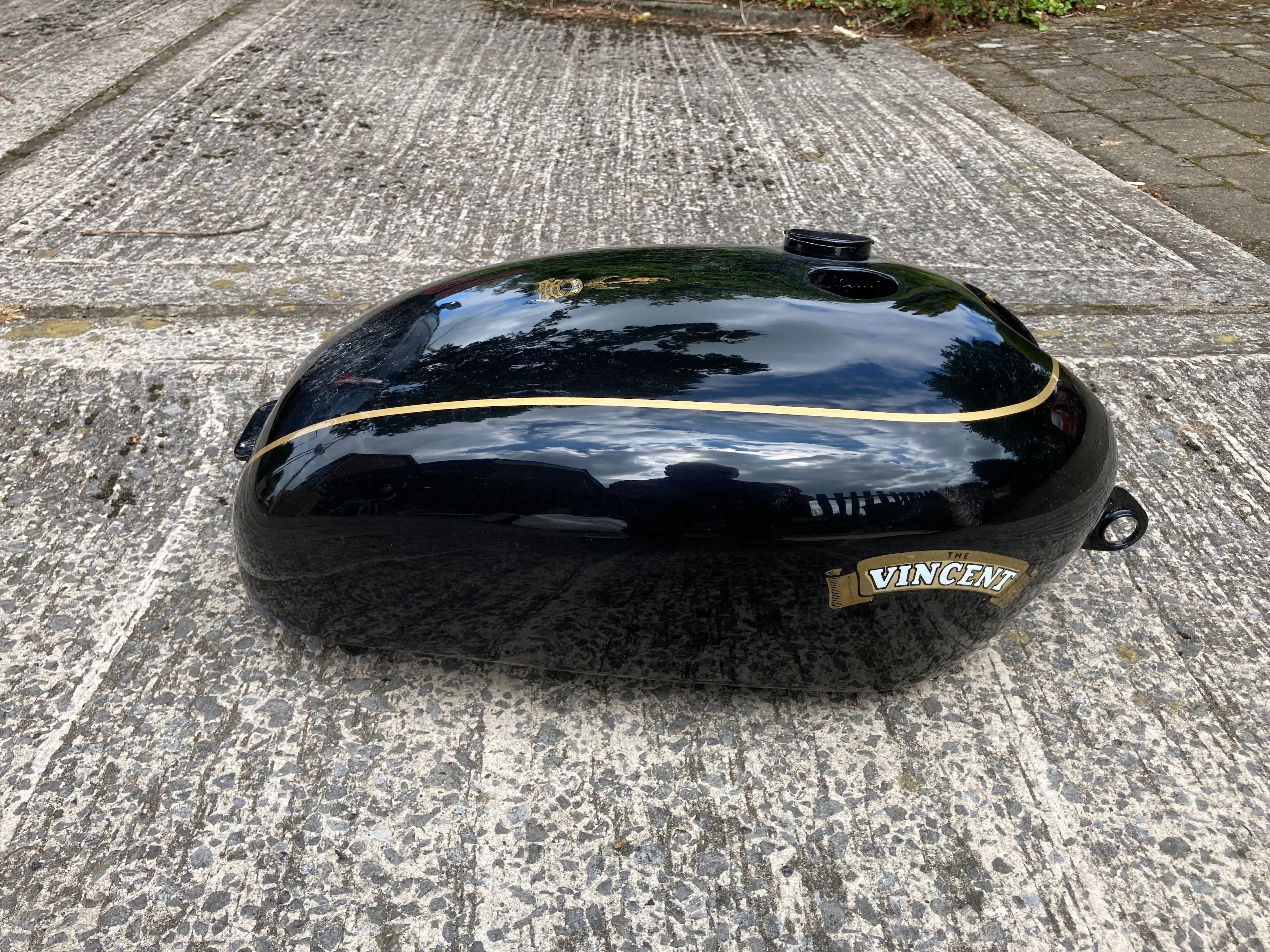 Bonhams Cars : A Vincent petrol tank
