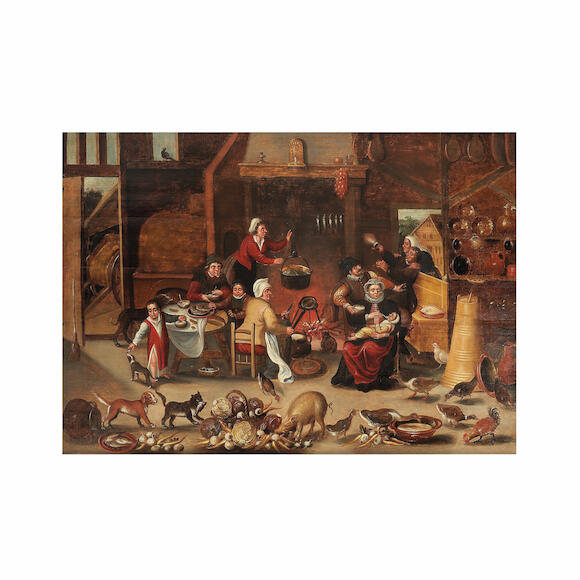 Bonhams Cornette de Saint Cyr : Entourage de Marten van Cleve Le Vieux (Anvers 1527-1581) Scène ...