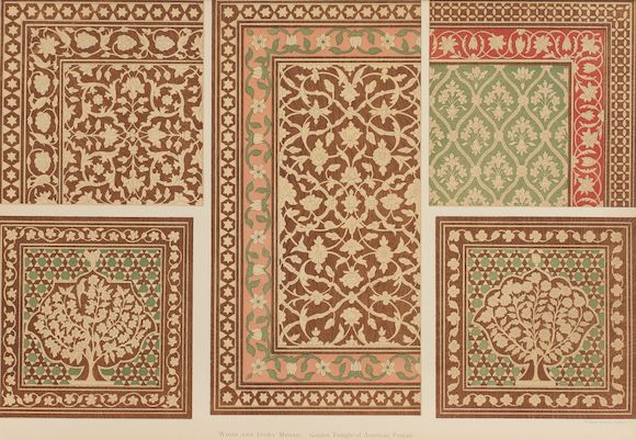 Bonhams : Seven chromolithograph and lithograph plates from the Journal ...