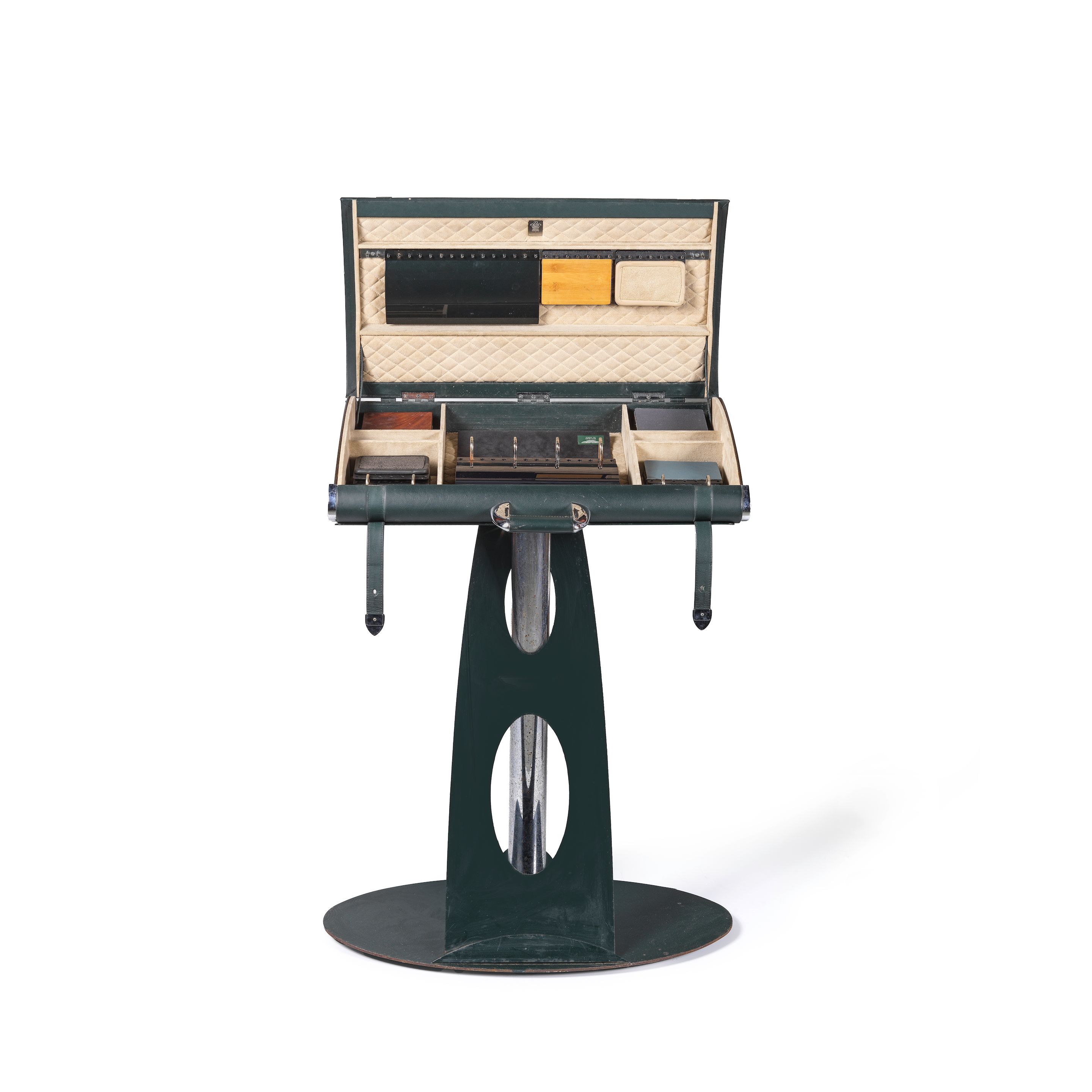 Bonhams Cars : Aston Martin Interior Samples Display case and stand