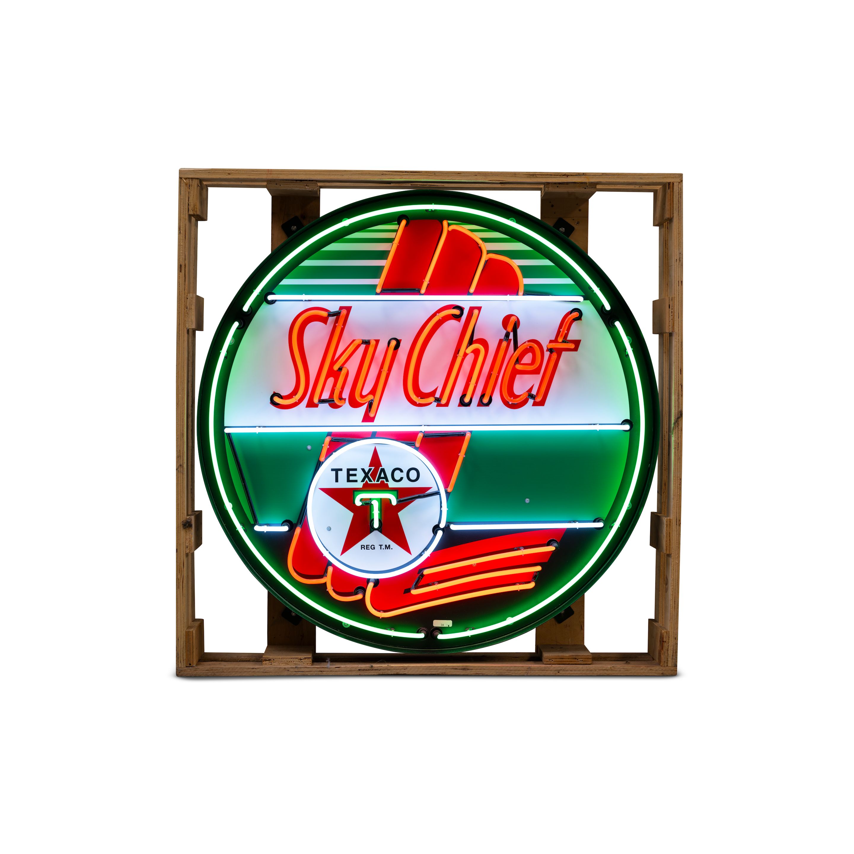 Bonhams Cars : Sky Chief Texaco - Light-up Sign