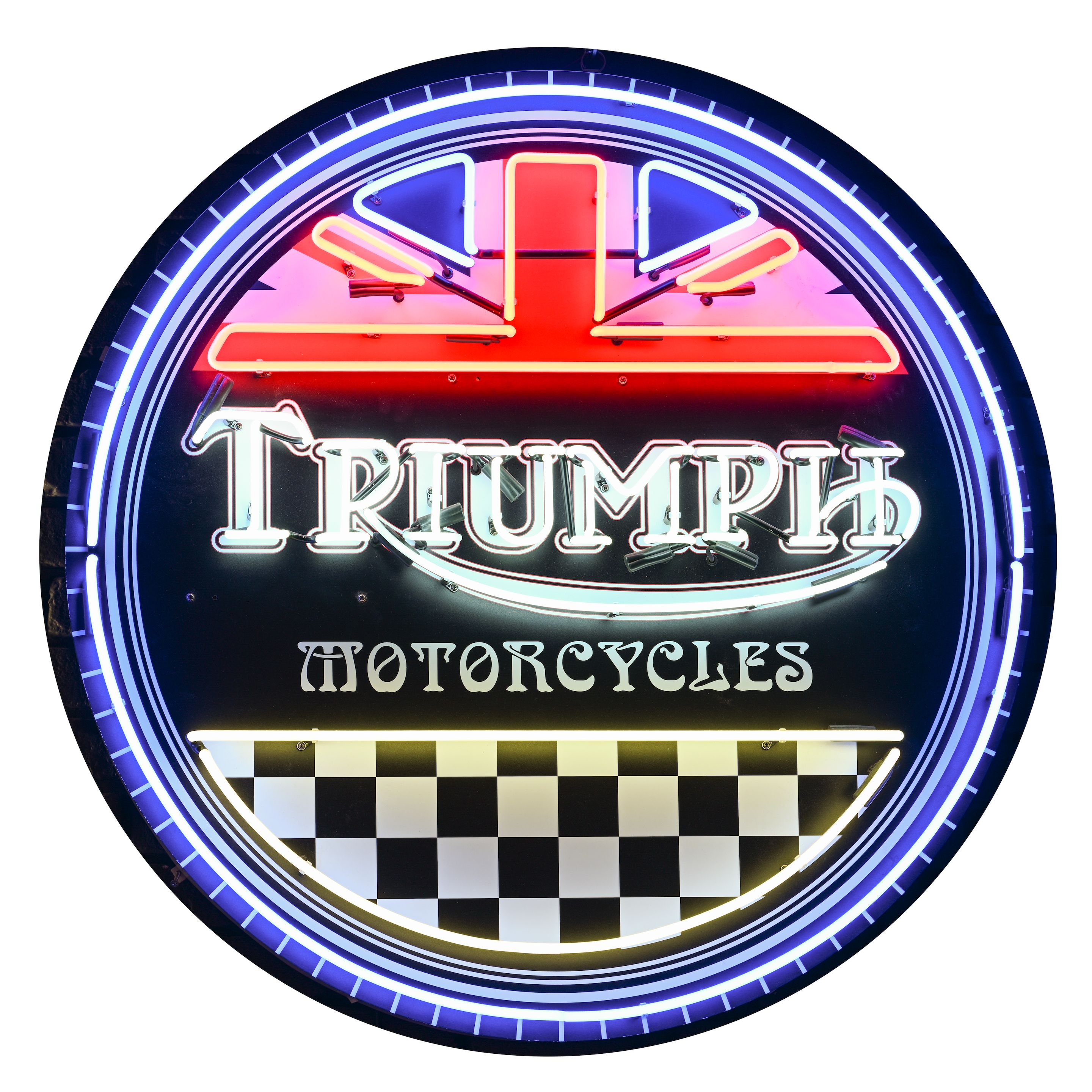 Bonhams Cars : Light-Up Logo - Triumph Motorcycles