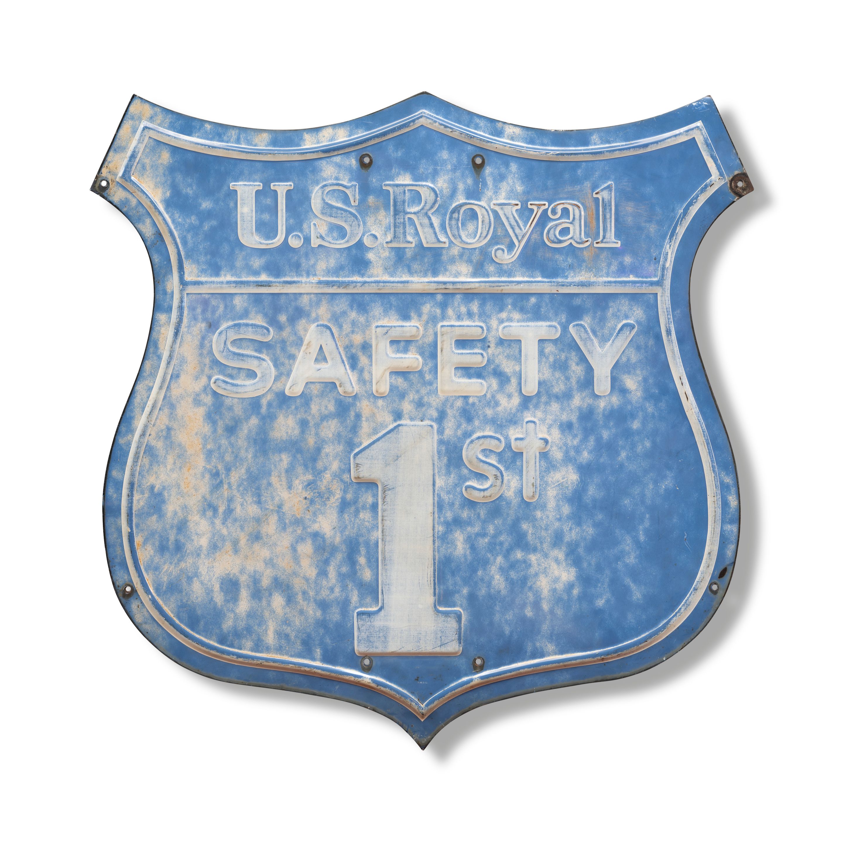 Bonhams Cars : Us Royal - Safety 1st Enamel Plaque