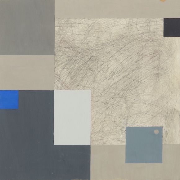 Bonhams : Michael Canney (British, 1923-1999) Six Squares (Painted in 1981)