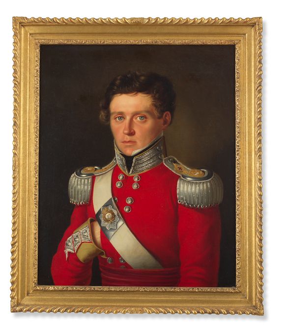 Bonhams : L. Le Maire (active Britain, 1830) Portrait of Major Gillies ...
