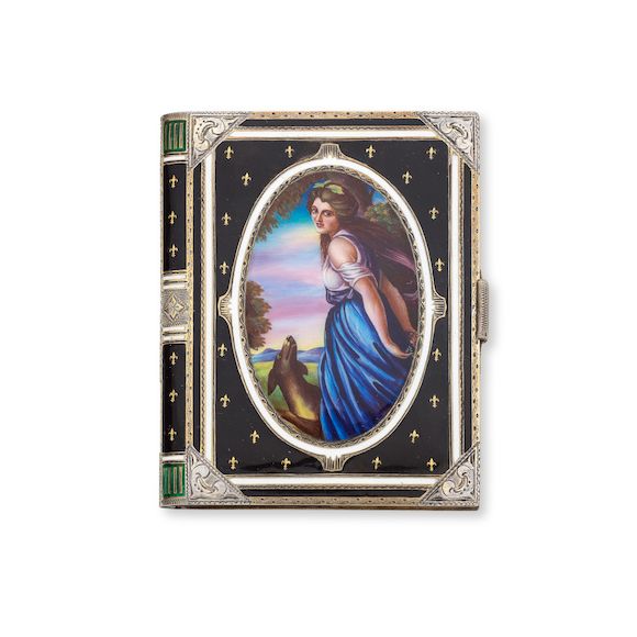 Bonhams : Emma, Lady Hamilton: A Continental silver-gilt and enamel ...