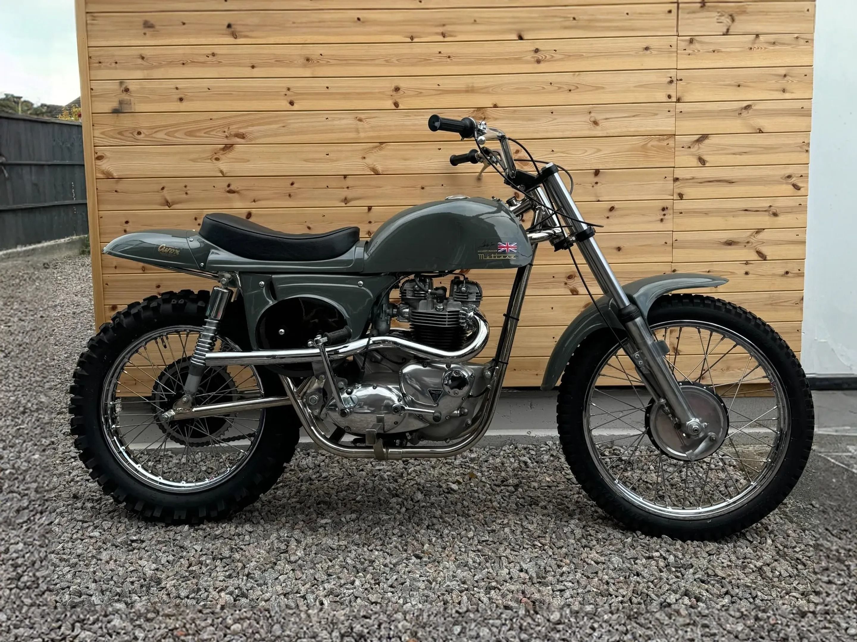 Bonhams Cars : 2008 Metisse 649cc Steve McQueen Triumph Desert Racer ...