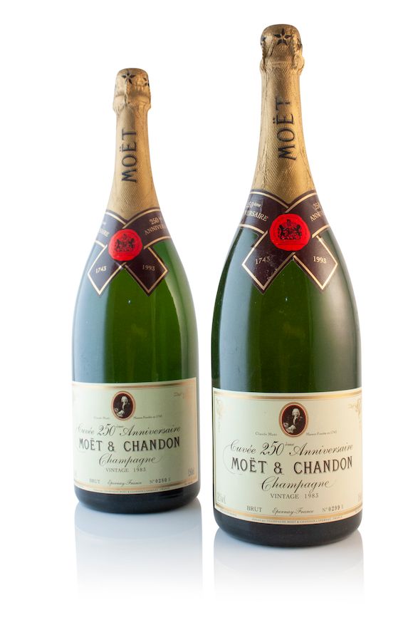 Bonhams : Moët & Chandon, Brut Imperial 250th Anniversary (1743-1993) (2 magnums)