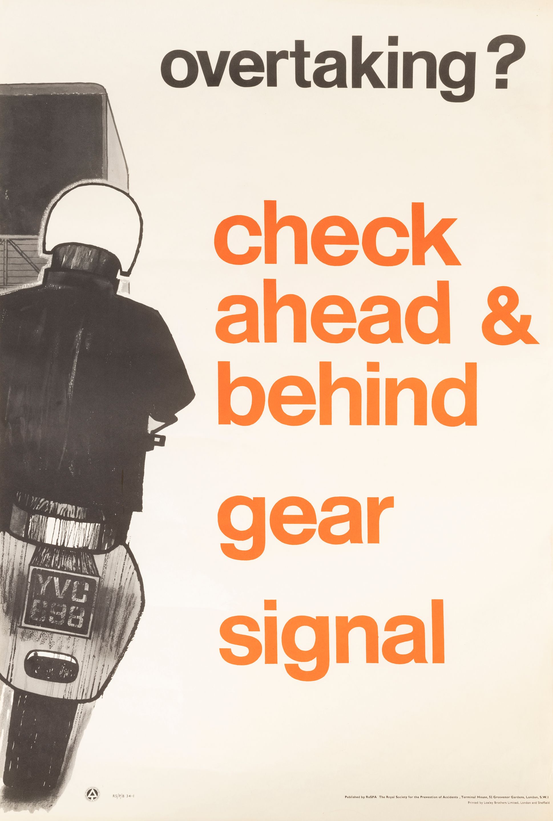 Bonhams Cars : Overtaking? Check ahead & behind, gear, signal. An ...