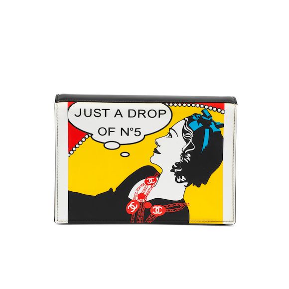 Bonhams : Chanel: a Patent Leather 'No.5' Clutch Autumn 2001 (includes ...