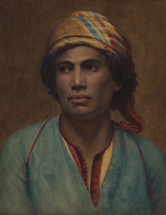 Bonhams : Catherine J. Atkins (British, active 1877-1894) An Egyptian ...