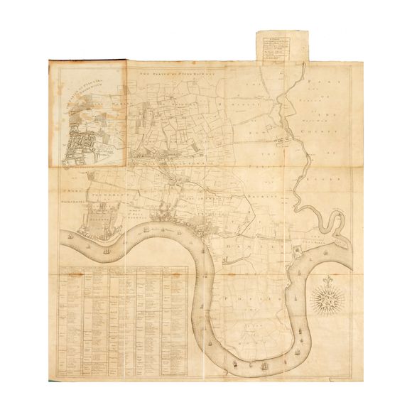 Bonhams : LONDON - EAST END, 1703 GASCOYNE (JOEL) An Actuall Survey of ...