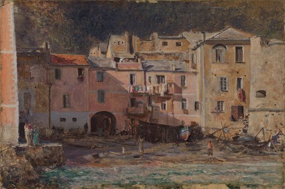 Bonhams : Richard Whatley West (1848-1905) Laiguglia, Liguria unframed