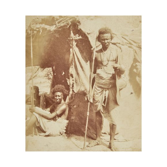 Bonhams : BEATO (FELICE) Album of 27 views of the Nile, local "warriors ...