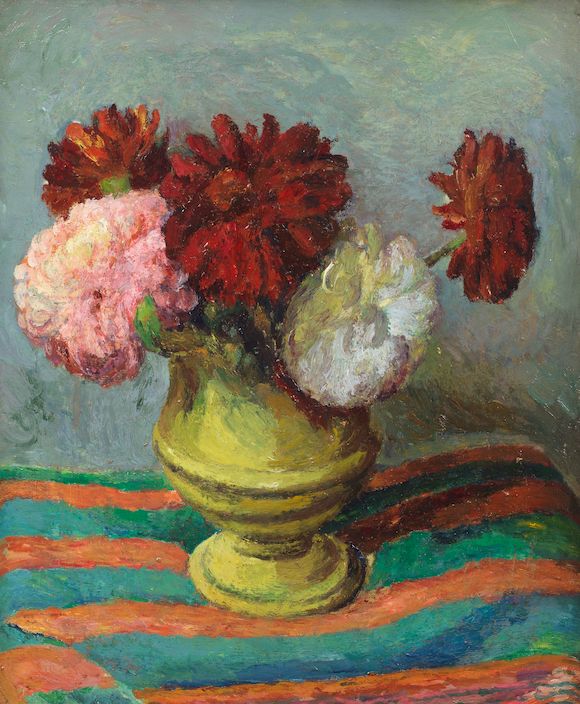 Bonhams : Duncan Grant (British, 1885-1978) Still life with Dahlias 61. ...