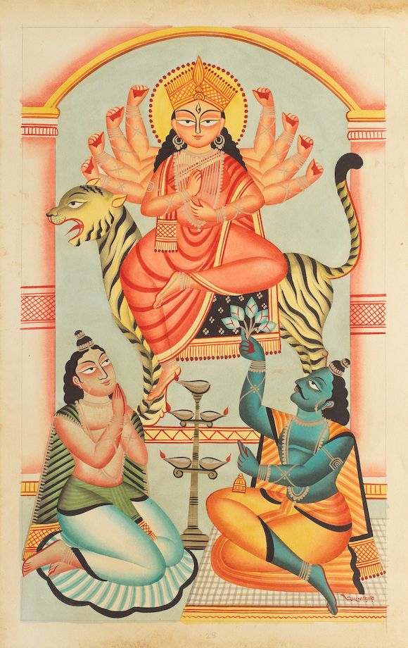Bonhams : Anwar Chitrakar (B.1980) Ramayana Series