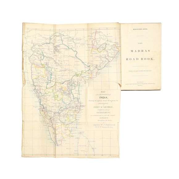 Bonhams : MADRAS ROAD BOOK [BUTTERWORTH (WILLIAM JOHN)] The Madras Road ...
