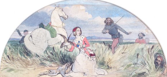 Bonhams : DOYLE (RICHARD) - ORIGINAL ARTWORK Three ink and watercolour ...