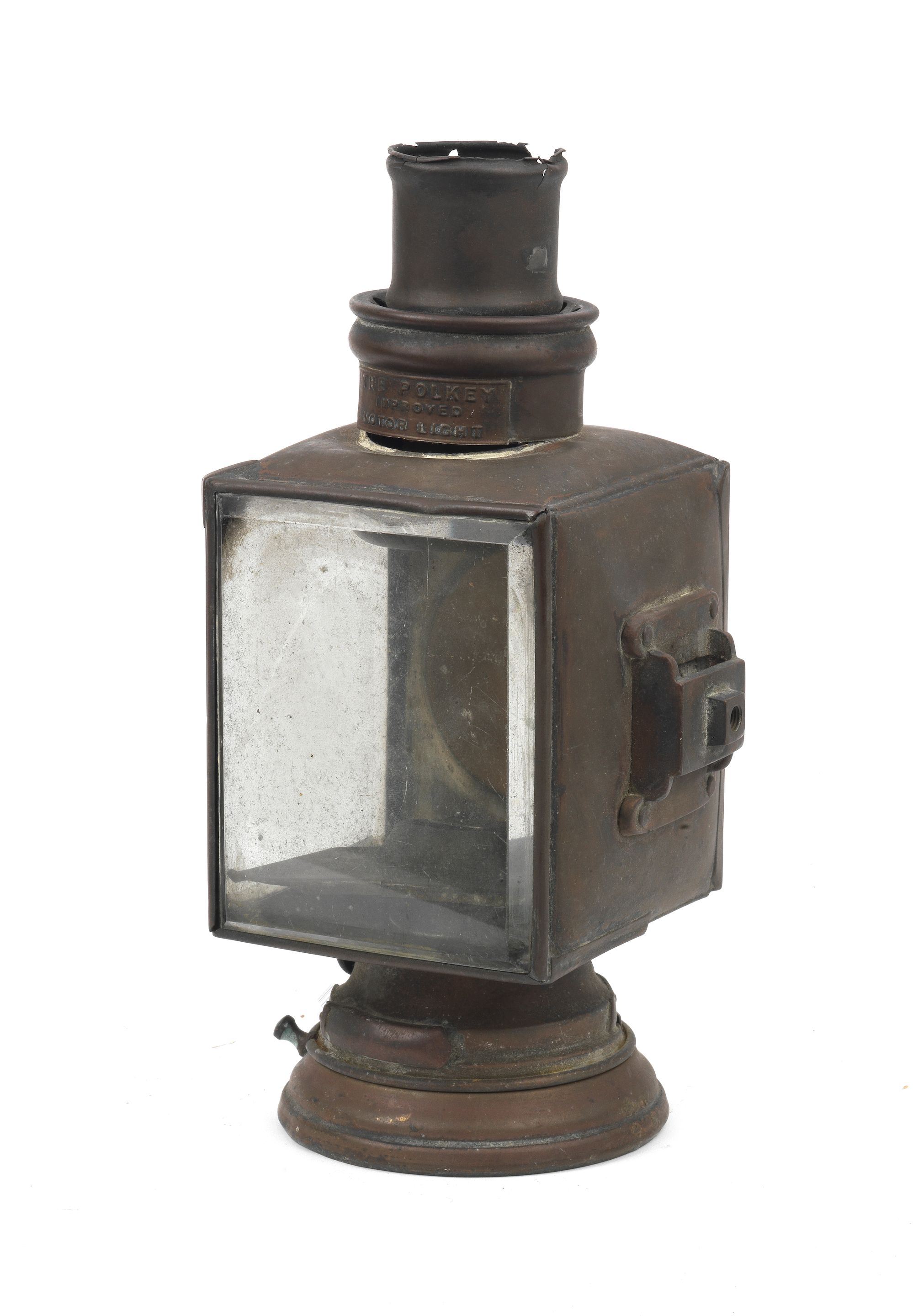 Bonhams Cars : A rare 'The Polkey Improved Motor Lamp',