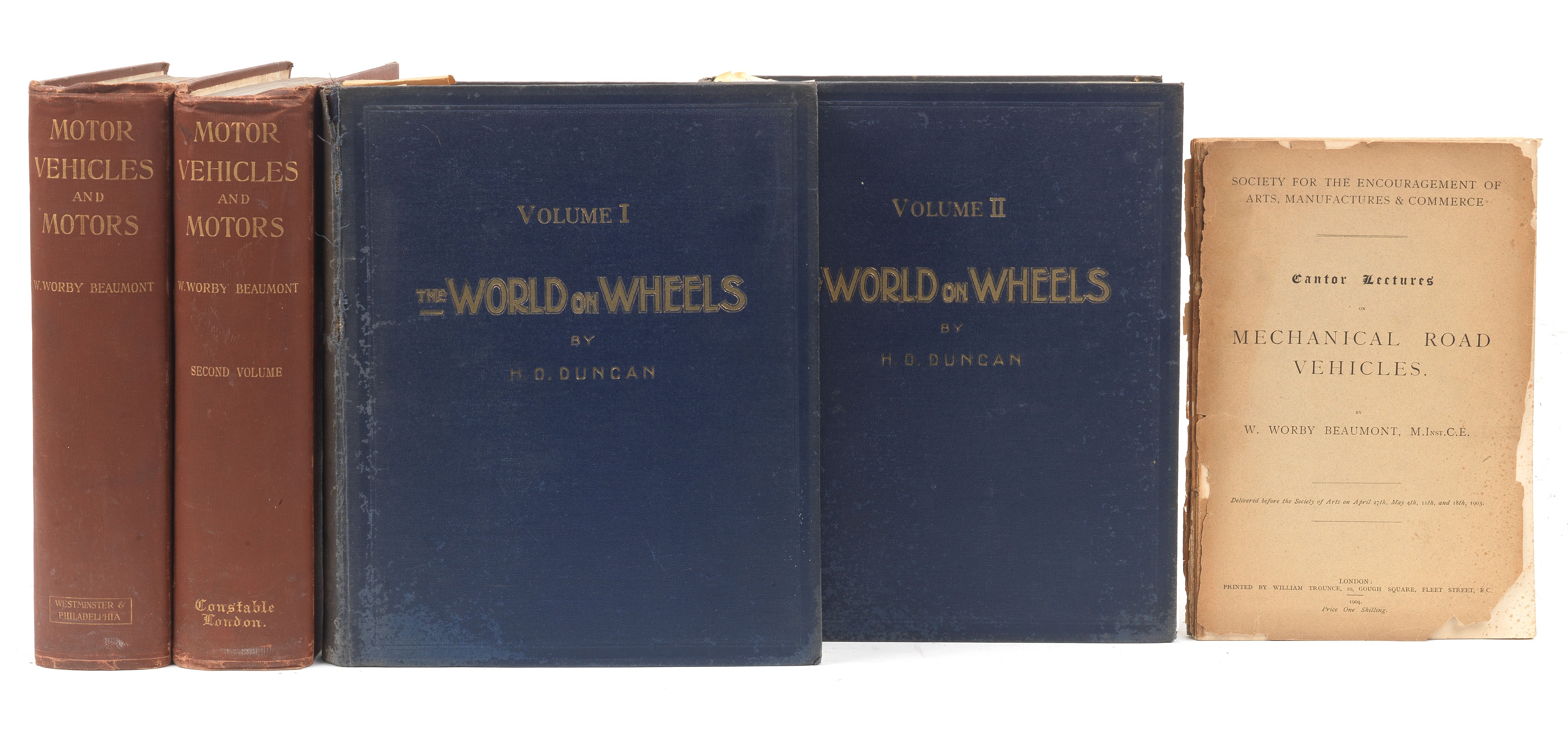 Bonhams Cars : W Worby Beaumont: 'Motor Vehicles and Motors' 1902,