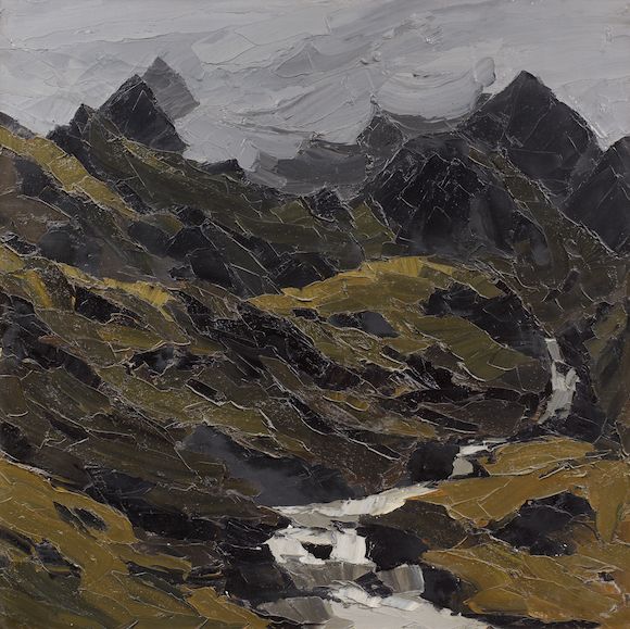 Bonhams : Sir Kyffin Williams R.A. (British, 1918-2006) Nant Peris 92 x ...