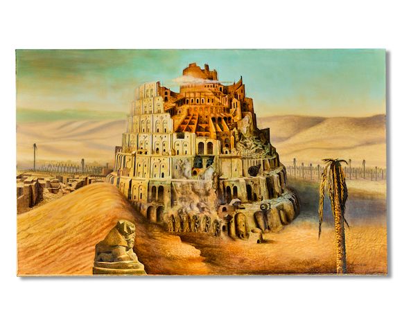 Bonhams : Araz Talib (Iraq, 1969-2016) The Tower of Babel