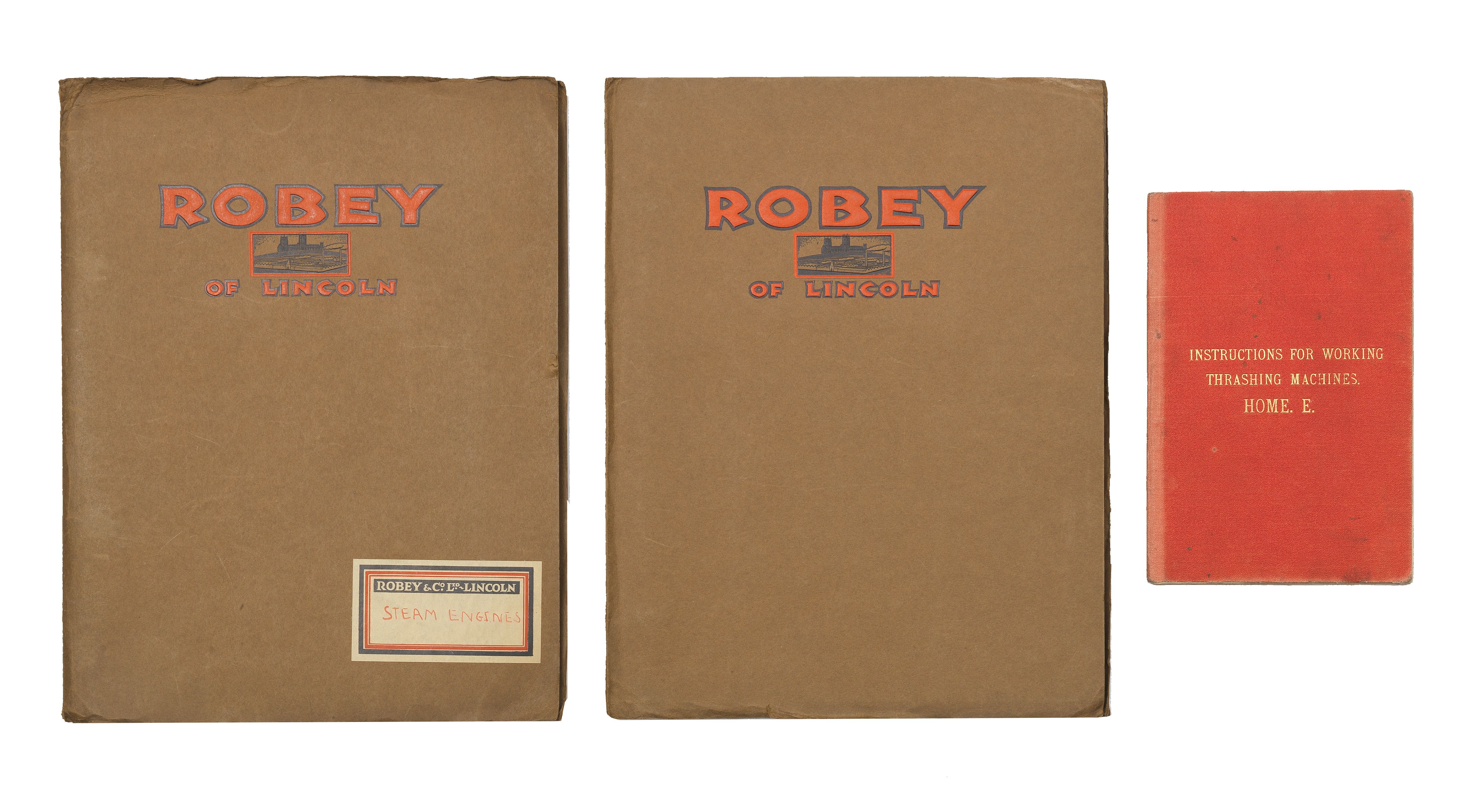 Bonhams Cars : Two folders of Robey & Co Ltd sales catalogues and ...