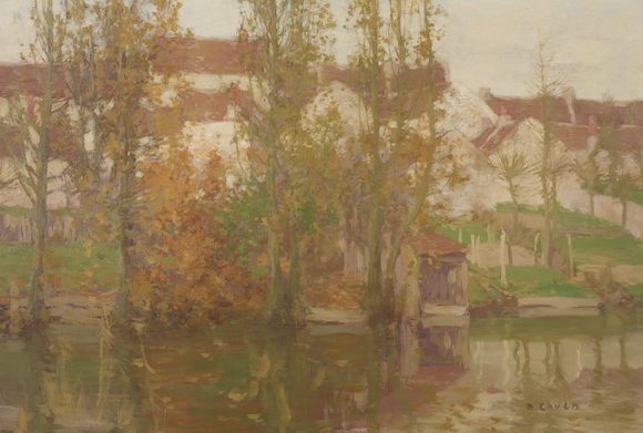 Bonhams : David Gauld RSA (British, 1865-1936) Grez-sur-Loing
