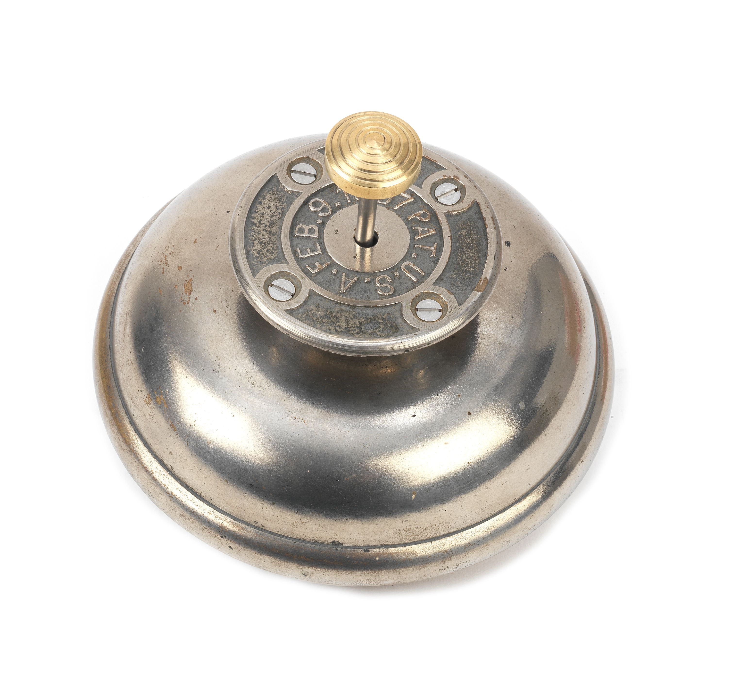 Bonhams Cars : A floor mounted foot operated warning bell,
