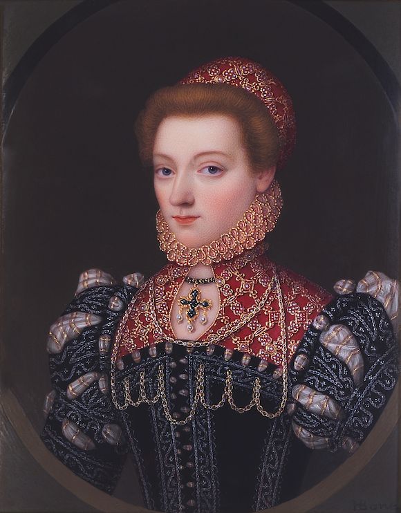 Bonhams : Henry Bone R.A. (British, 1755-1834) Elizabeth Fiennes de ...