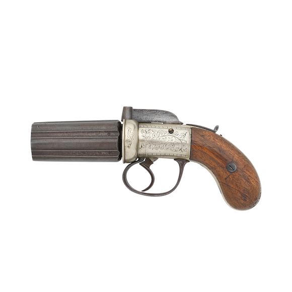 Bonhams : A 120-Bore Percussion Pepperbox Revolver
