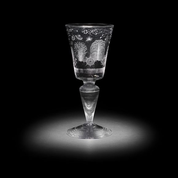 Bonhams : Fireworks: A fine stipple-engraved goblet by Laurence ...