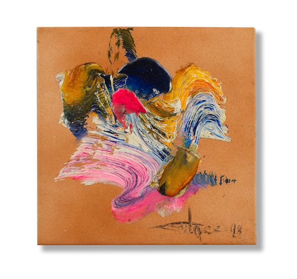 Bonhams : Ismail Gulgee (1926-2007) Untitled (Calligraphic)