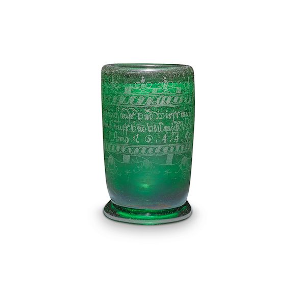 Bonhams : A remarkably early and important German waldglas 'unbreakable ...