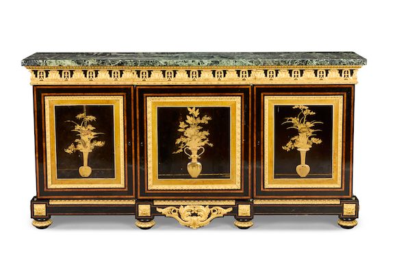 Bonhams : A French early 19th century ormolu mounted Japanese lacquer ...
