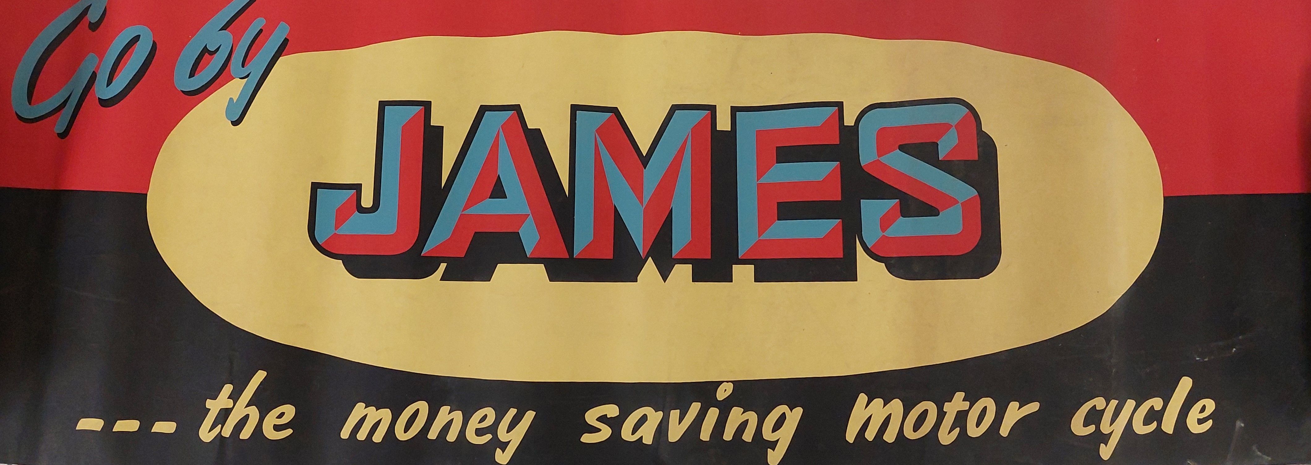 Bonhams Cars : Original James motorcycle showroom display posters ((5))