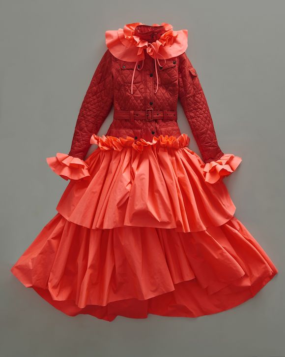 Bonhams : Barbour Re-loved x Roksanda Re-loved Quilted Liddesdale ...