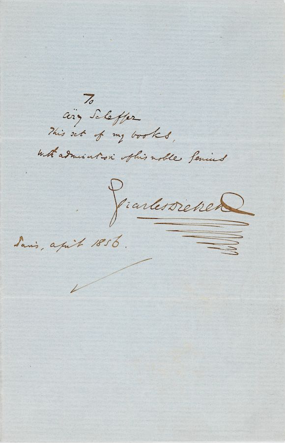 Bonhams : DICKENS (CHARLES) Autograph note signed (Charles Dickens) to ...